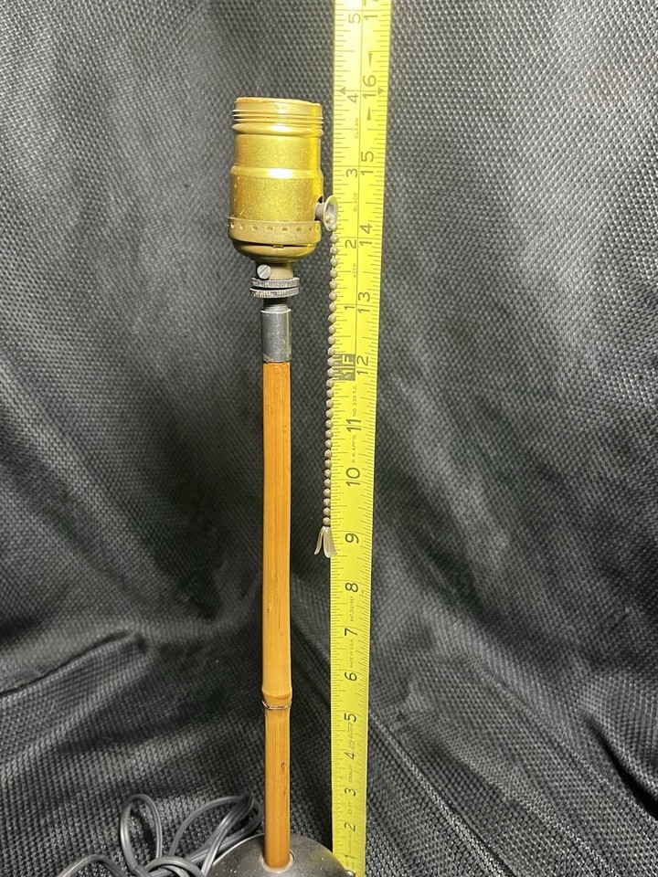 Mid Century Modern Vintage Isamu Noguchi Akari Bamboo Table Lamp No ...