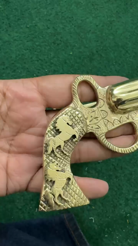 handmade fancy horse western gun , pistol bit with pure brass | eBay