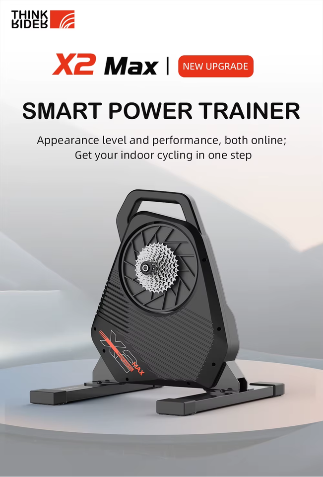 Thinkrider X2 Max Smart Bike Trainer Direct Drive Home Cycle Zwift ANT ...