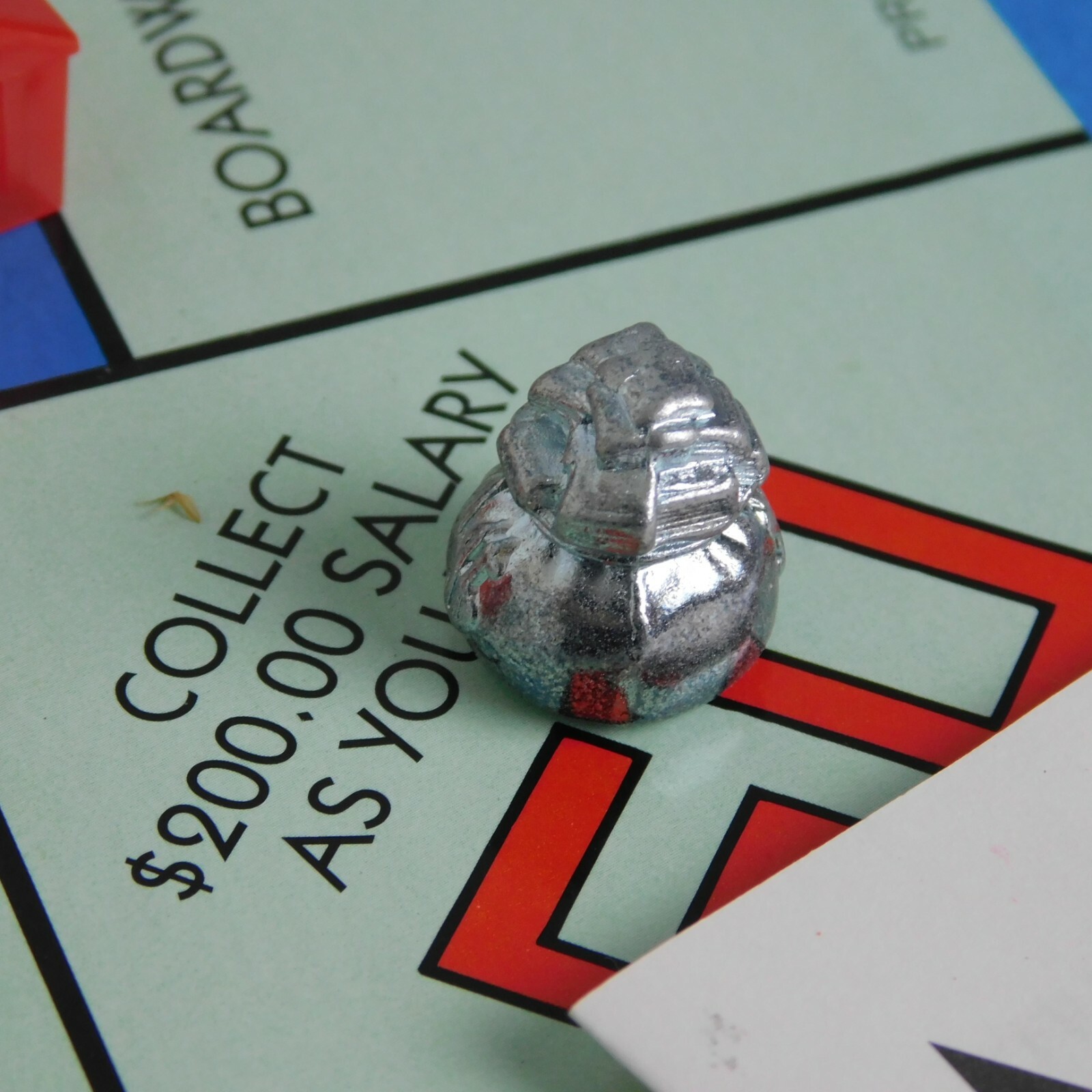 SPECIAL 1999 Monopoly Game 11 Tokens Money Bag plus Original Complete ...