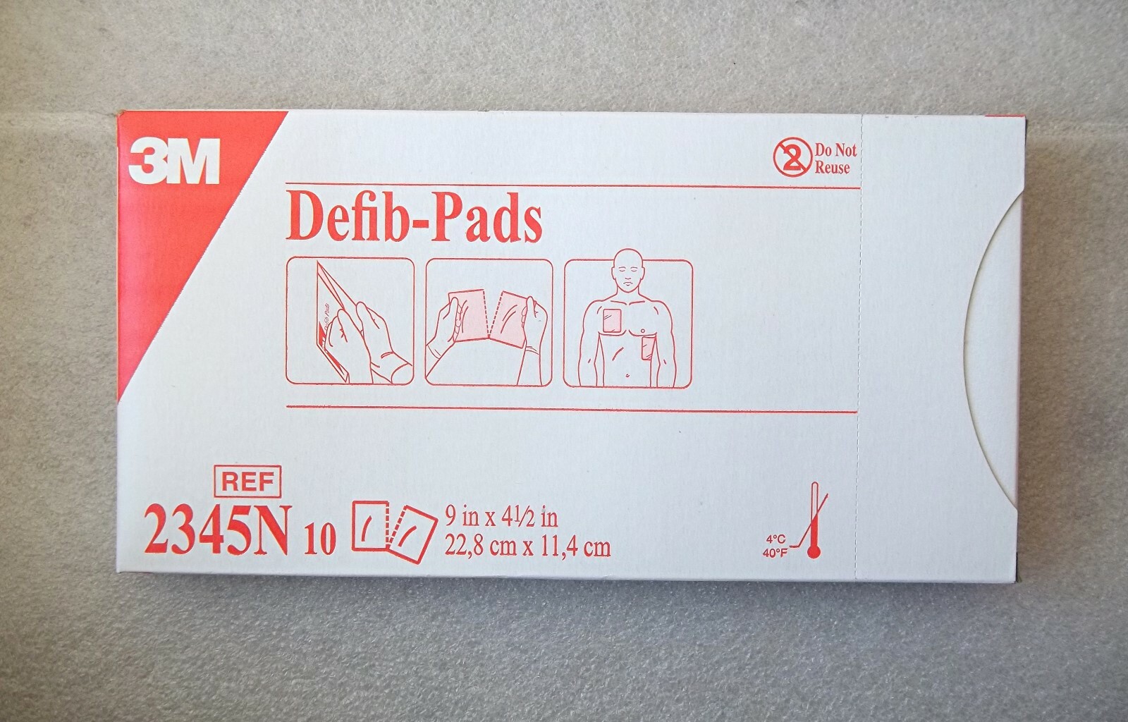Max 75 OFF 3M Defib Pads REF 2345N 10 Packets 3 Exp X Of 4 5 Pairs max-75-off-3m-defib-pads-ref-2345n-10-packets-3-exp-x-of-4-5-pairs