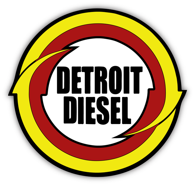 Detroit Diesel Retro Heavy Duty Logo Vinyl Sticker Decal Car Bumper ...