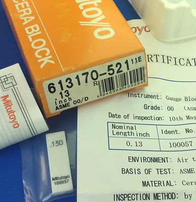 Gauge Blocks - Mitutoyo Cera