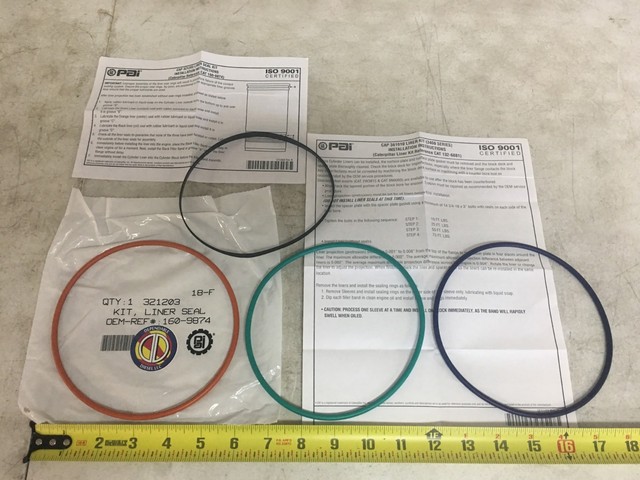 Piston Liner Seal O-ring Kit for Caterpillar 3406e C15. Pai# 321203 Ref ...