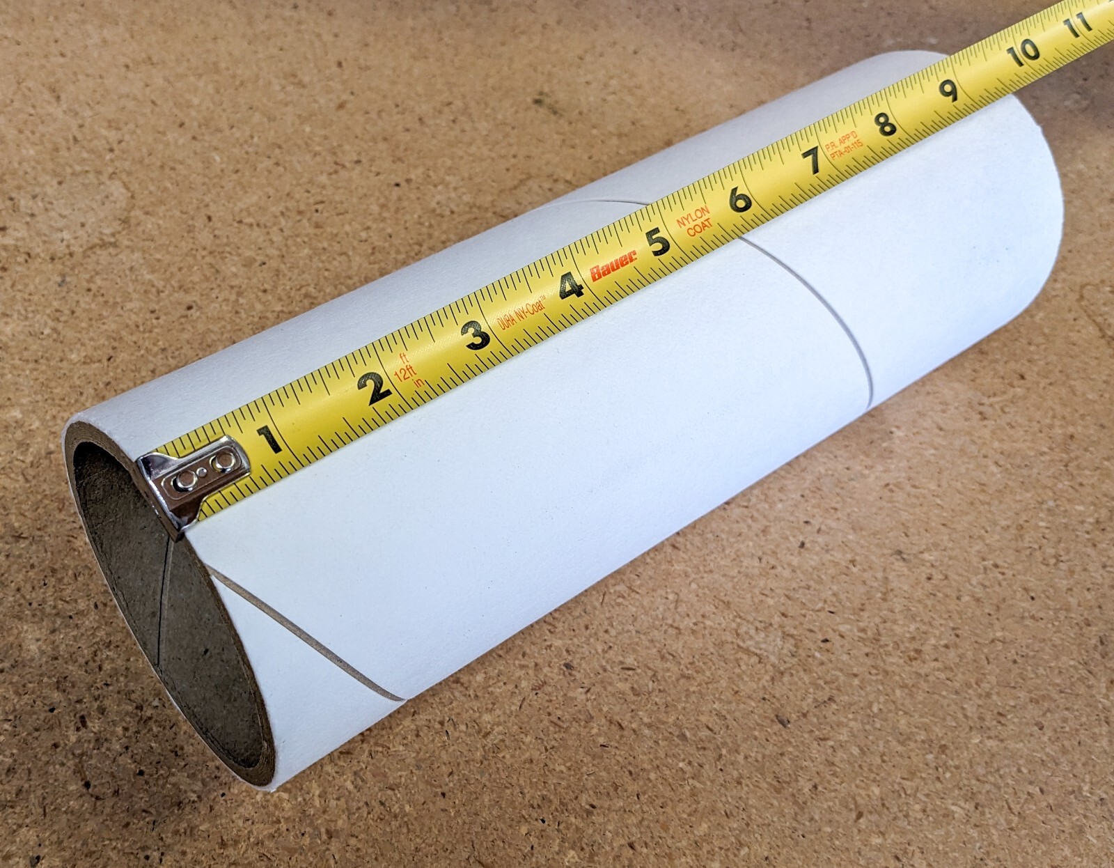 9 Heavy Duty Cardboard Tubes 10" long ~3" inside diameter and ~.25 ...