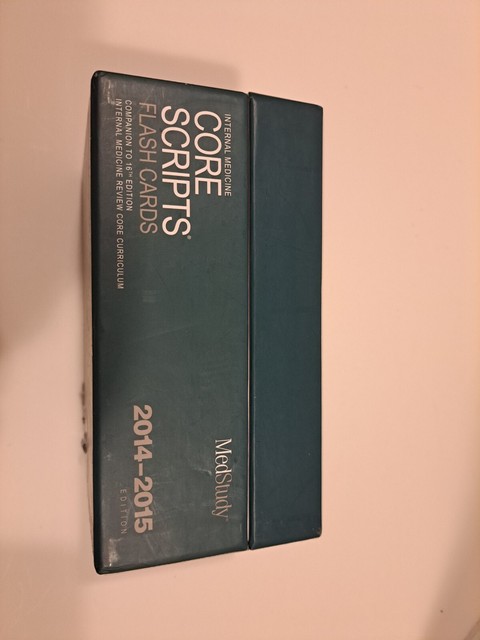 2014-2015 Internal Medicine Core Scripts Flash Cards by MedStudy ...