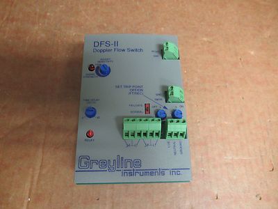 GREYLINE DOPPLER FLOW SWITCH DFS-II DFSII | eBay