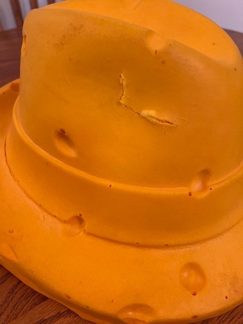 Vintage Green Bay Packers Foamation CHEESE HEAD Hat Fedora One Size 2nd ...