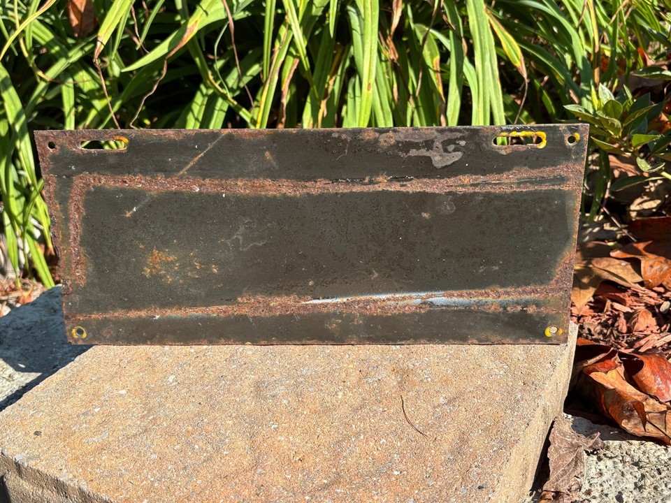 1915 VERMONT, TEMPORARY PORCELAIN LICENSE PLATE 14"x 6" **PLEASE READ ...