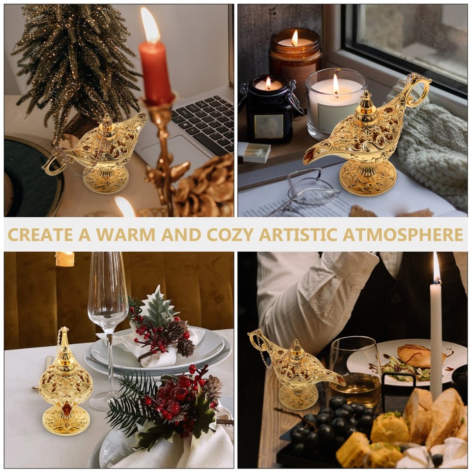 Decoration Ornament Novelty Table Lamp Vintage Lantern Adornment | eBay ...