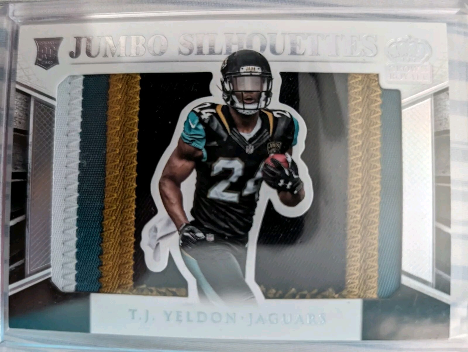 TJ T.J. YELDON 2015 Panini Crown Royale JUMBO SILHOUETTES RELIC 10/10 ...