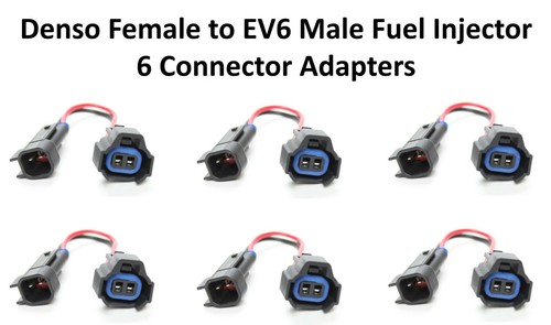 Denso Female to EV6 Male Fuel Injector Connector Electrical Plug ...