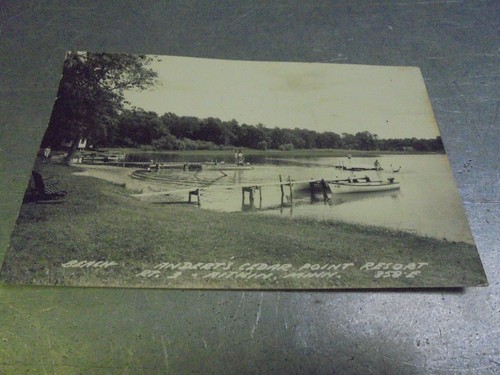 Real Photo Postcard Beach Andert's Cedar Point Resort, Aitkin, Minn ...
