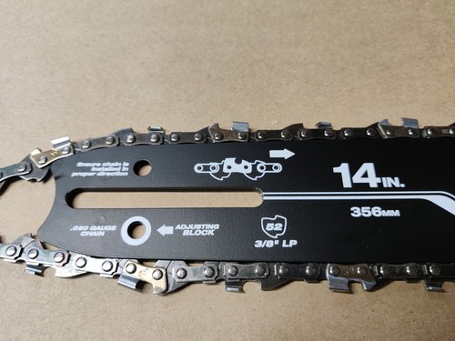 Genuine Ryobi 14" Bar & Chain for RY40503 14" 40V Cordless Chainsaw ...