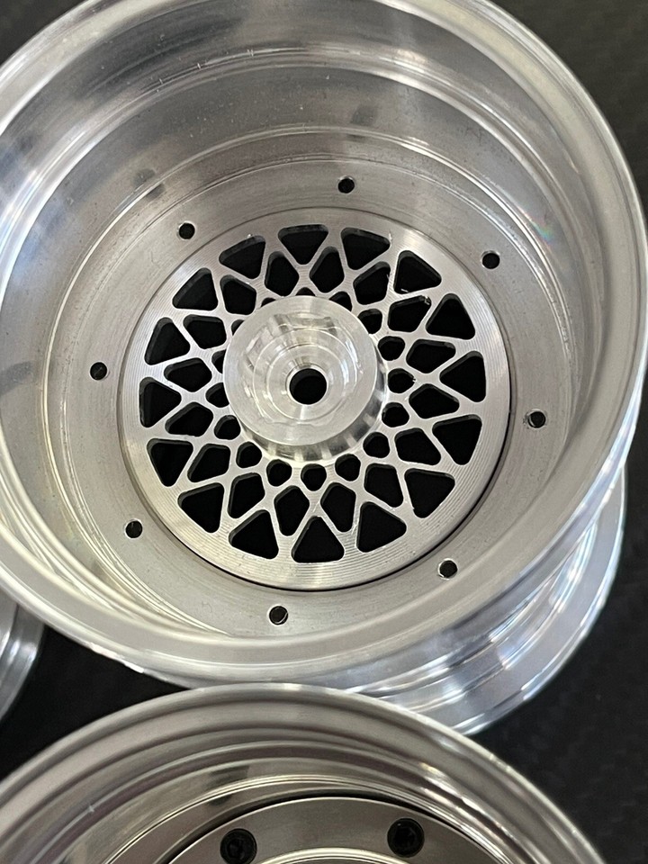 Tamiya Clod Buster Bull Head 4WD Alloy Wheels set Tecnacraft repro ...