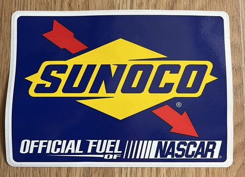 SUNOCO OFFICIAL FUEL OF NASCAR Sticker / Decal ORIGINAL OLD STOCK | eBay