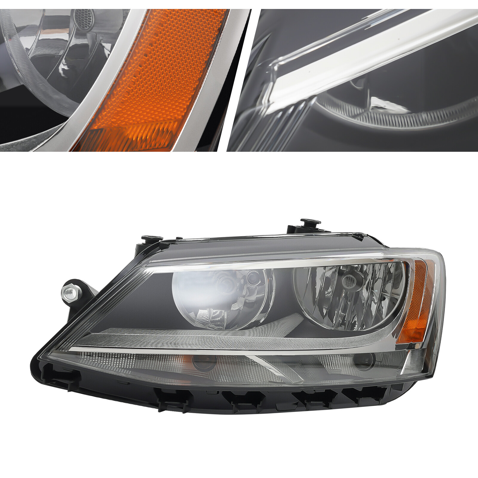 Left Side Headlight Headlamp For 2012-2018 Volkswagen Jetta Headlight ...