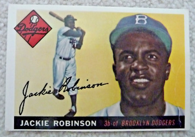 TOPPS #50 JACKIE ROBINSON REPRINT CARD | eBay