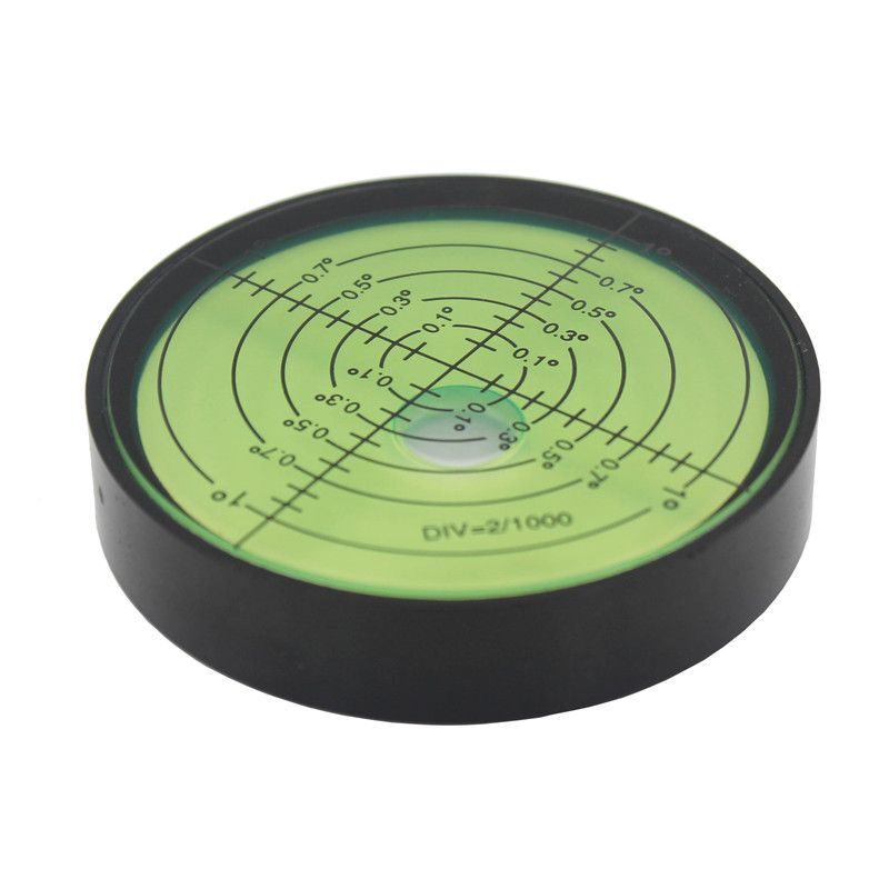 Circular Spirit Level Bubble Green Color Metal Durable High Precision ...