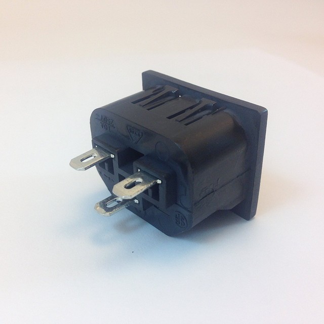 5 PACK - CES - IEC FEMALE SOCKETS AC POWER PORT - 120/250VAC 15AMP ...
