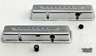 1959-86 Chevrolet Small Block Corvette Script & Fin Valve Covers ...