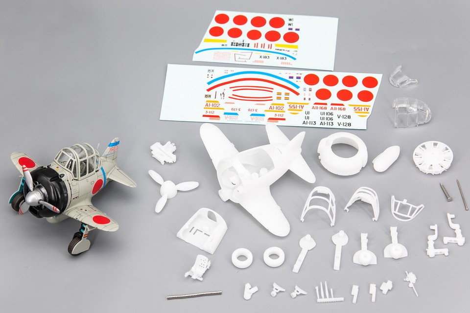 Japan A6M Zero Fighter Cute Version 3D Printed Models Gift | eBay