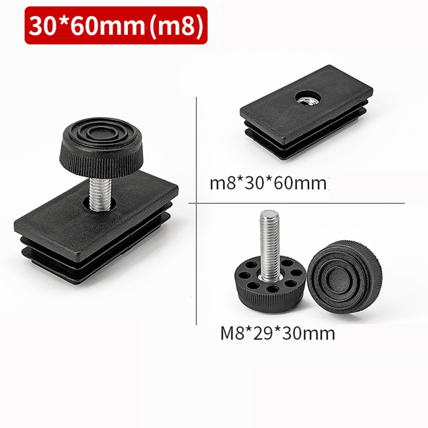 Cabinet Adjustable Leveler Leveling Feet Furniture Table Leg Screw Nut ...