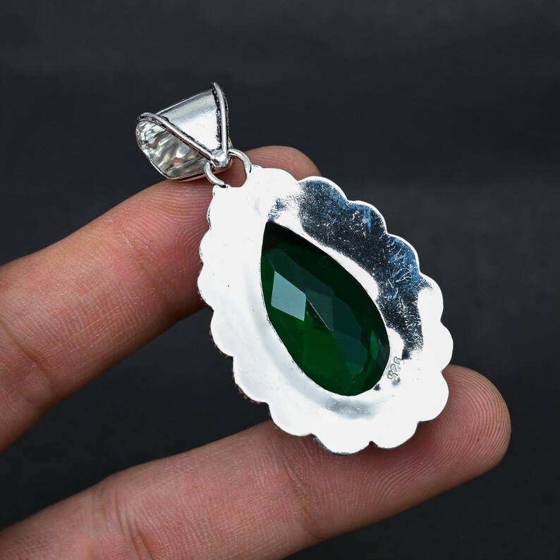 Peridot Gemstone Handmade 925 Sterling Silver Jewelry Pendant Gift ...