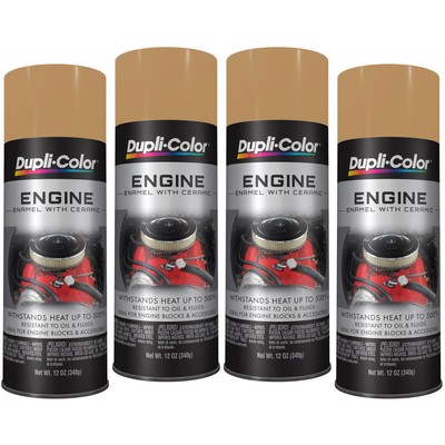 Duplicolor DE1638 (4-Pack), Engine Enamel Paint, Cummins Beige, 12 oz ...
