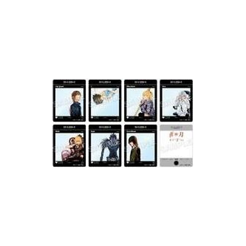 “DEATH NOTE TRADING SNS STYLE CLEAR CARD” a set of 8 character cards ...