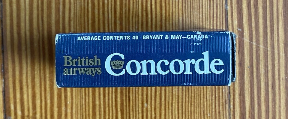 NEW! British Airways Concorde matches. | eBay