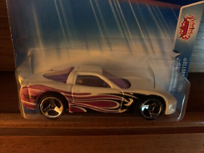 2004 HOT WHEELS 1997 CHEVY CORVETTE #196 "PRIDE RIDES" WHITE & PURPLE ...