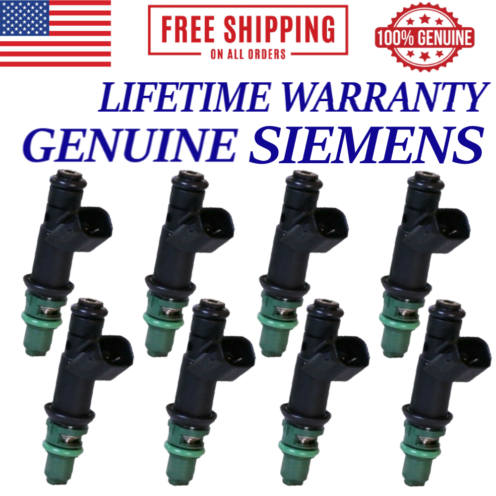 Set of 8 GENUINE SIEMENS Fuel Injectors For 2000 Ford Thunderbird 3.9L ...