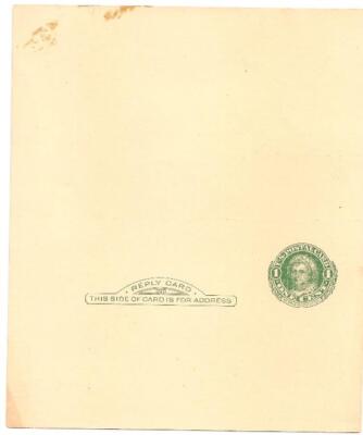 Vintage Postal Reply Card George & Martha Washington One Cent Unused | eBay