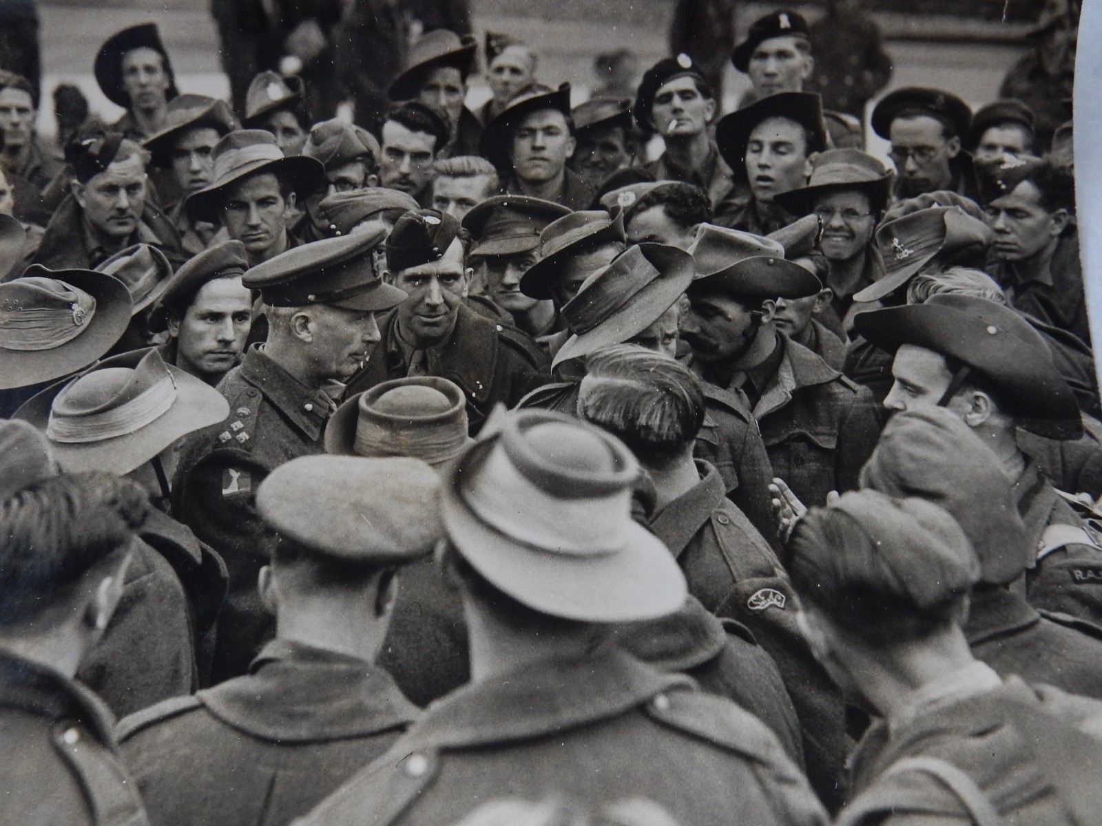 SS CORFU MUTINY 1946 CHINDITS ETC SUPERB ORIG WW2 ERA PRESS PHOTO ...