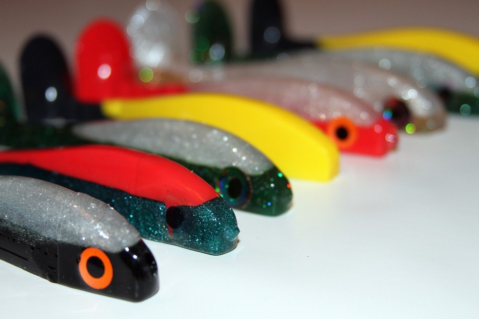 SOFT PLASTIC 5" FISHING BAIT LURE MOULD (MOLD) PLASTISOL SWIM BAITS | eBay