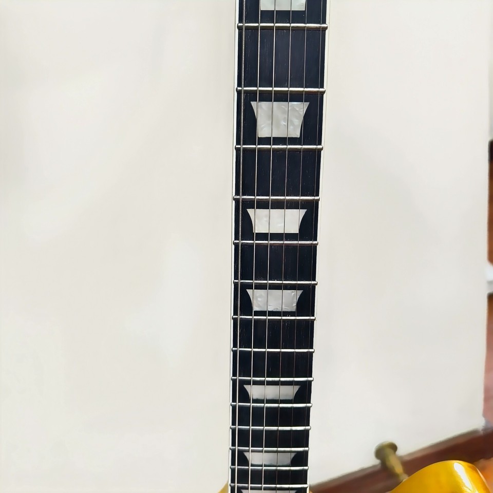 Custom Firebird gold electric guitar black fretboard, 2H pickups ...