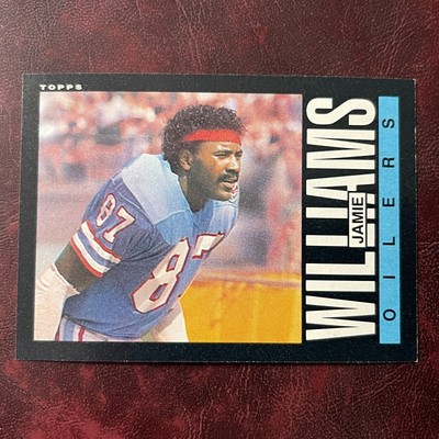 1985 Topps Set JAMIE WILLIAMS ROOKIE #257 OILERS - NM/MINT+ *HIGH GRADE ...
