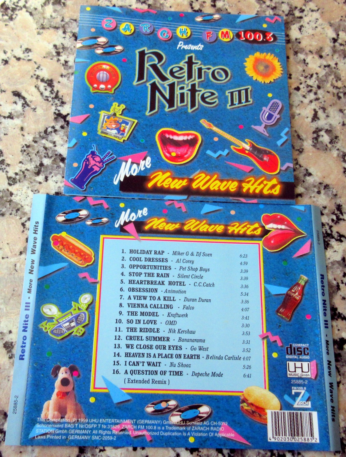 Retro Nite 3 New Wave Rare CD 80s Al Corley Kraftwerk OMD Falco Duran ...