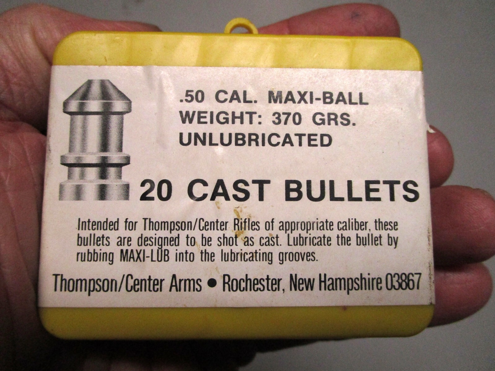 Thompson Center 370 gram Maxi-Balls. | eBay