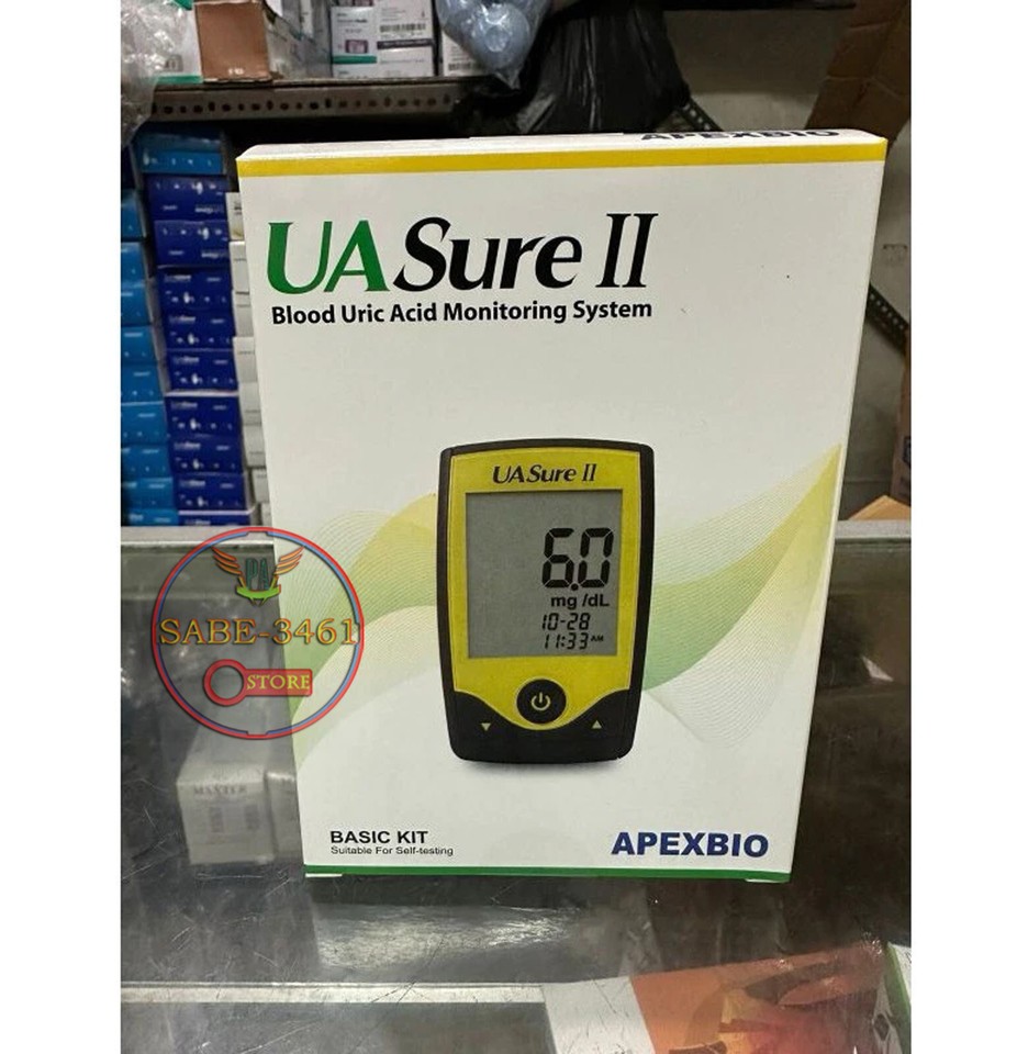 UASure II Uric Acid Meter Test Kit Uric Acid Gout (Tool and 25 ...