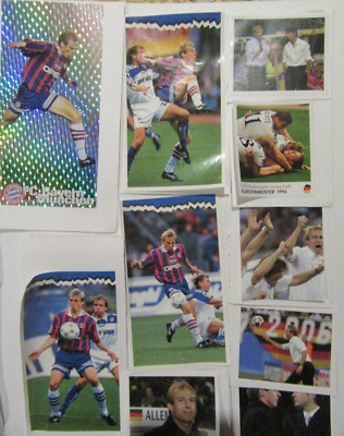 Jürgen Klinsmann 10 Sticker 4 XXL Panini Bayern + DFB WM Fifa World Cup ...