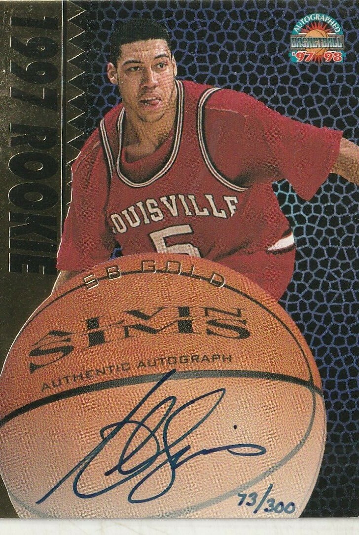 1997 NBA Scoreboard Alvin Sims Autographs (lot of 2)gold73/300 | eBay