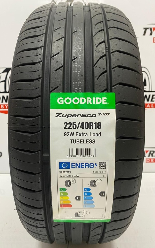 2 X 225 40 18 GOODRIDE 225/40R18 92W XL BRAND NEW C & B RATED TYRES ...