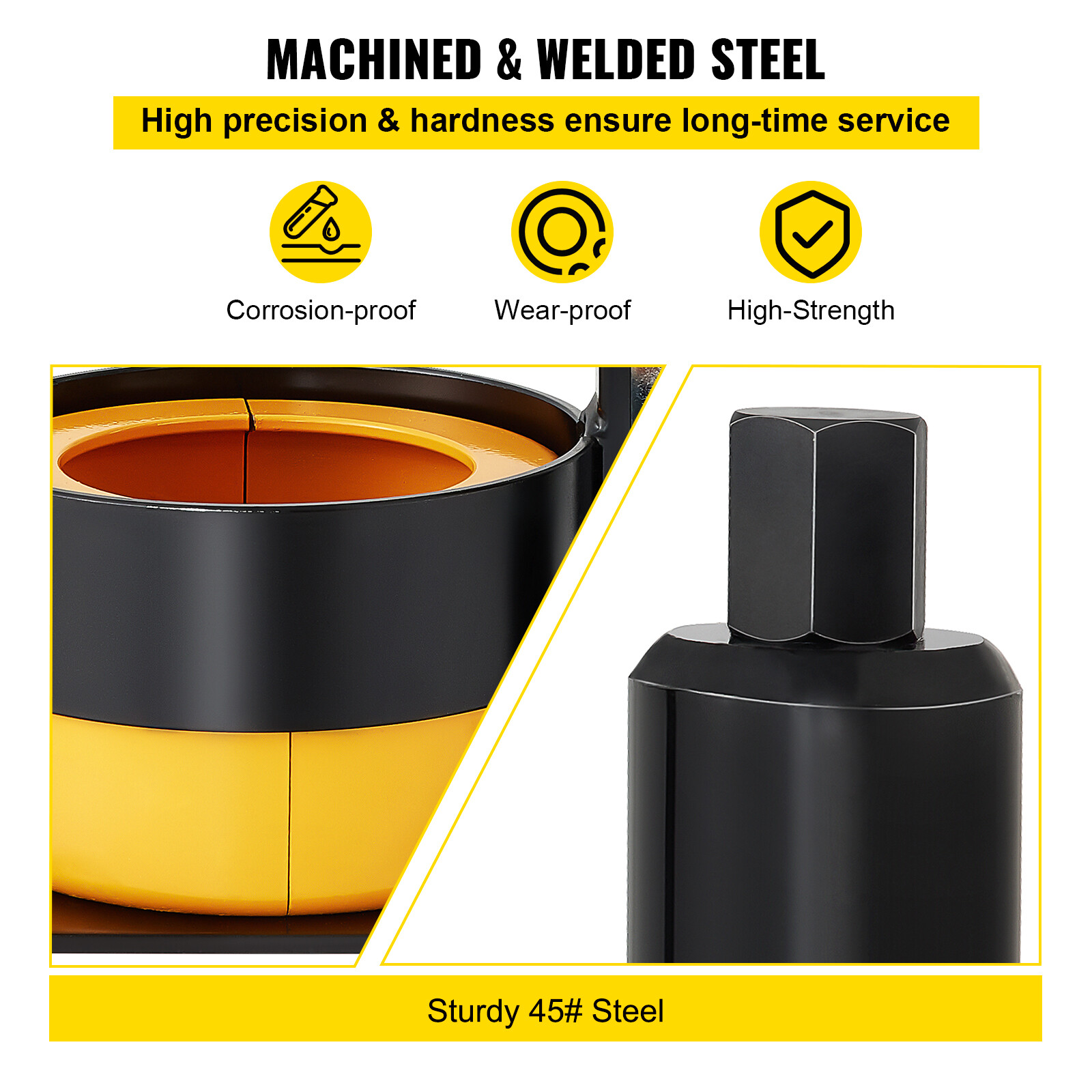 VEVOR Carrier & Pinion Bearing Puller Clamshell Bearing Puller with 2 ...