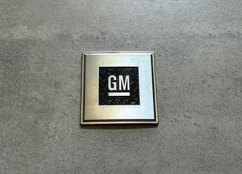 GM Mark of Excellence Large Rare Vintage Emblem Badge 2 3/4" Square ...