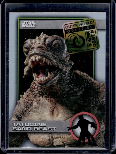 2025 Topps Chrome Star Wars - Outer World Oddities #UO-17 Tatooine Sand Beast | eBay