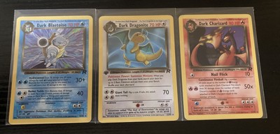1st Edition Non Holo Dragonite, Non Holo Dark Charizard, Non Holo ...