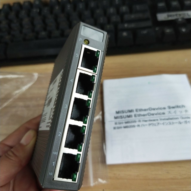 Misumi IESH-MB205-R Ethernet Switch for sale online | eBay