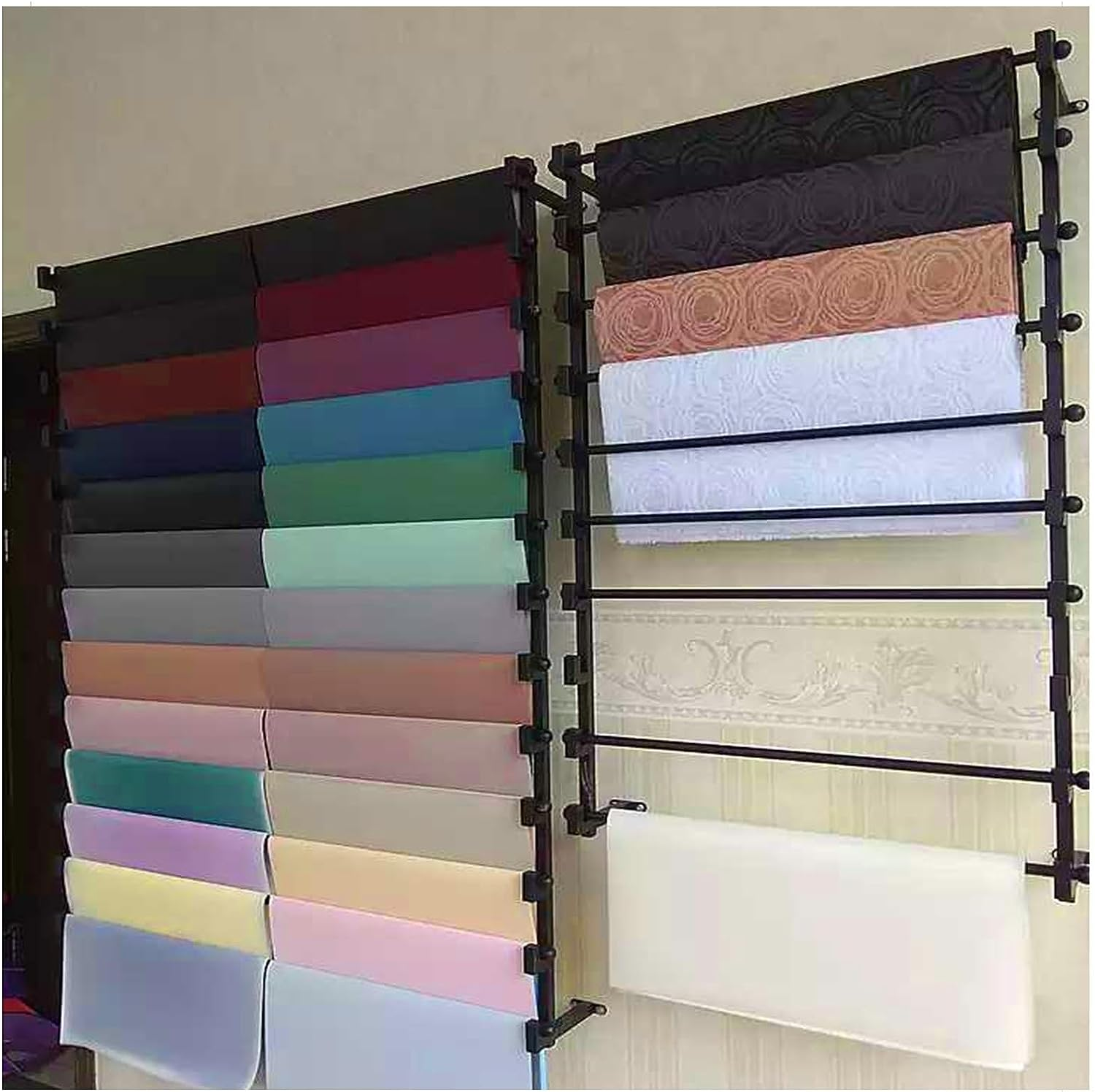 Wall Mounted Display Rack, Wall Wrapping Paper Ribbon Organizer for ...